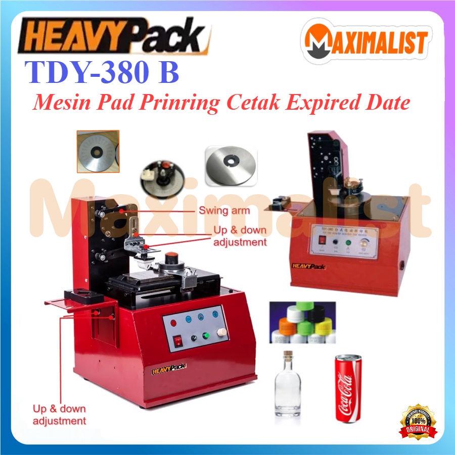 Jual Pad Printing Mesin Cetak Expired Date TDY-380B HEAVYPACK / Mesin ...