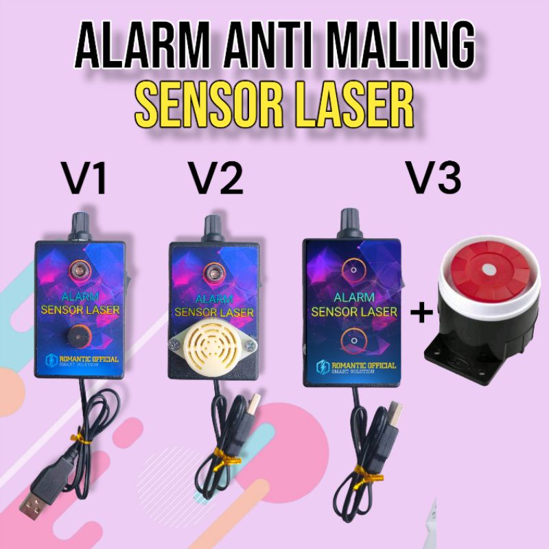 Jual ALARM CANGGIH SENSOR LASER ANTI MALING | Shopee Indonesia
