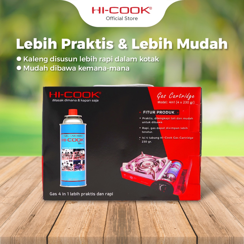 Jual Hi-Cook Gas Cartridge 4in1 | Shopee Indonesia