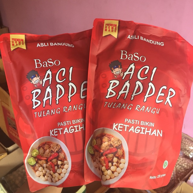 Jual Baso Aci Bapper Tulang Rangu Original Bakso Bapper Boci Halal ...