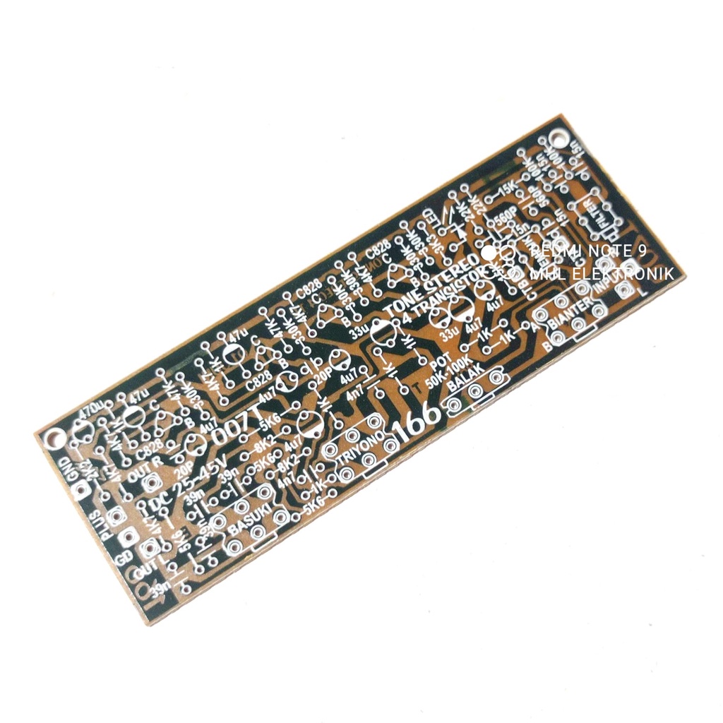 Jual PCB Tone Control Stereo 4 Transistor 007T TIPE 166 | Shopee Indonesia