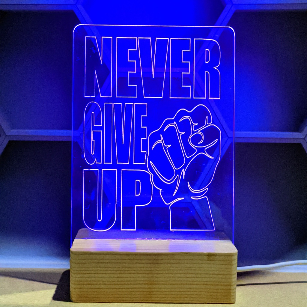 Jual Lampu Hias Lampu Tidur Akrilik LED NEON / Standing Lamp Acrylic ...