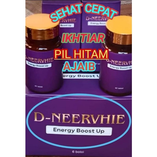 Jual Pil Hitam Ajaib D-NEERVHIE Terbukti Ampuh 100% ORIGINAL Solusi ...
