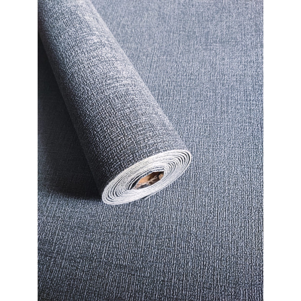 Jual Wallpaper Foam Linen Roll Serat Linen Wallpaper Dinding Polos Roll ...