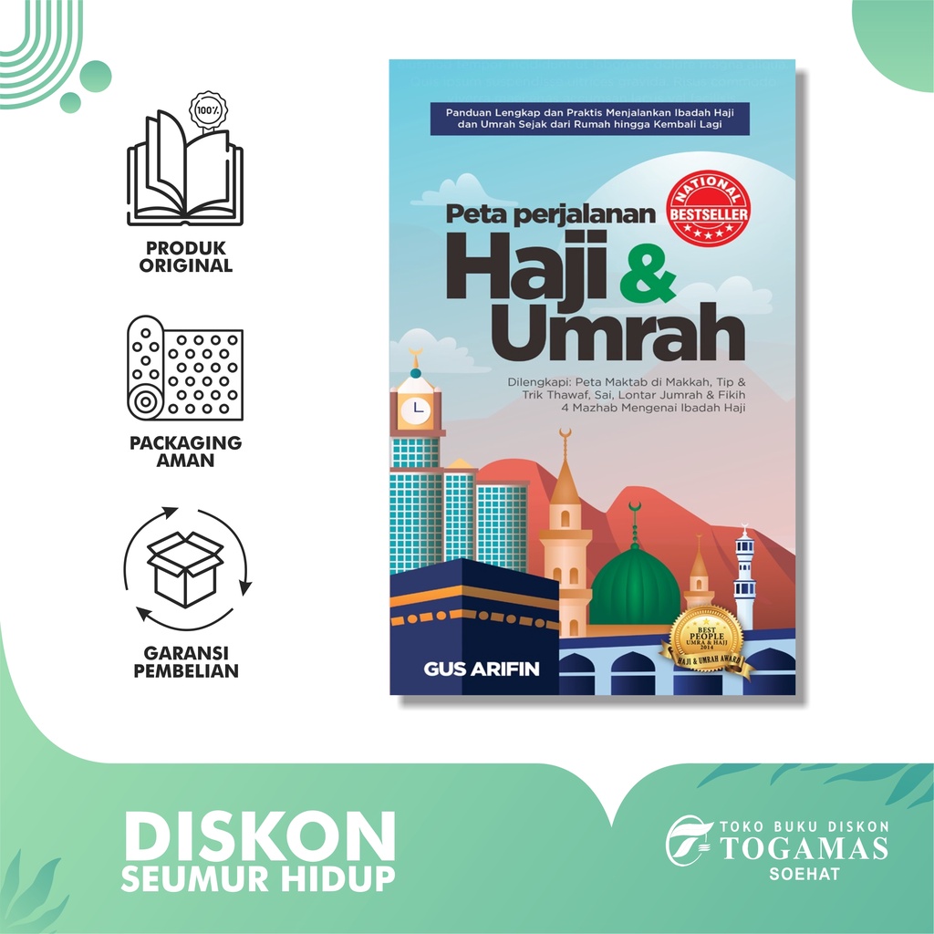 Jual Peta Perjalanan Haji dan Umrah - Gus Arifin | Shopee Indonesia