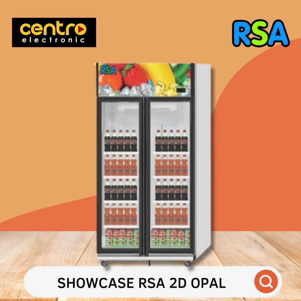 Jual RSA SHOWCASE COOLER DISPLAY LEMARI PENDINGIN MINUMAN 5 RAK OPAL ...