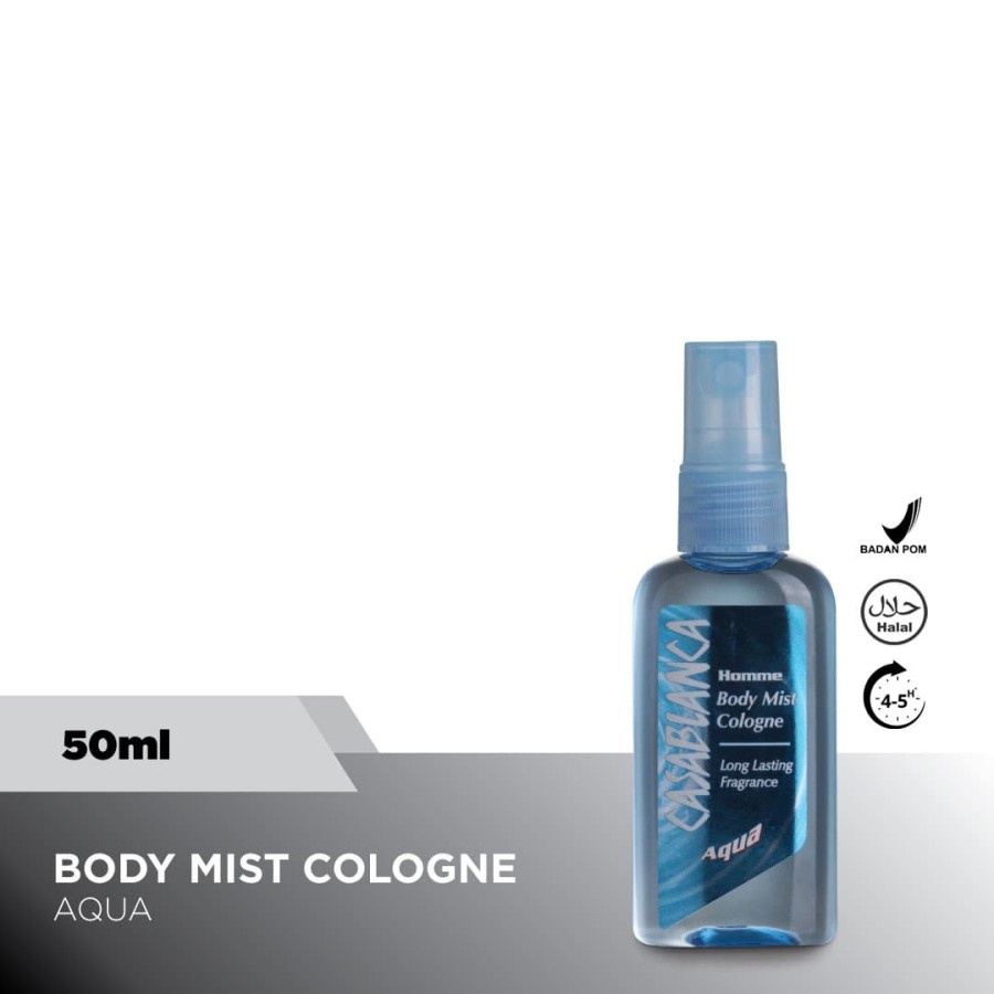 Jual Casablanca Body Mist Aqua (Light Blue, 50ml) | Shopee Indonesia