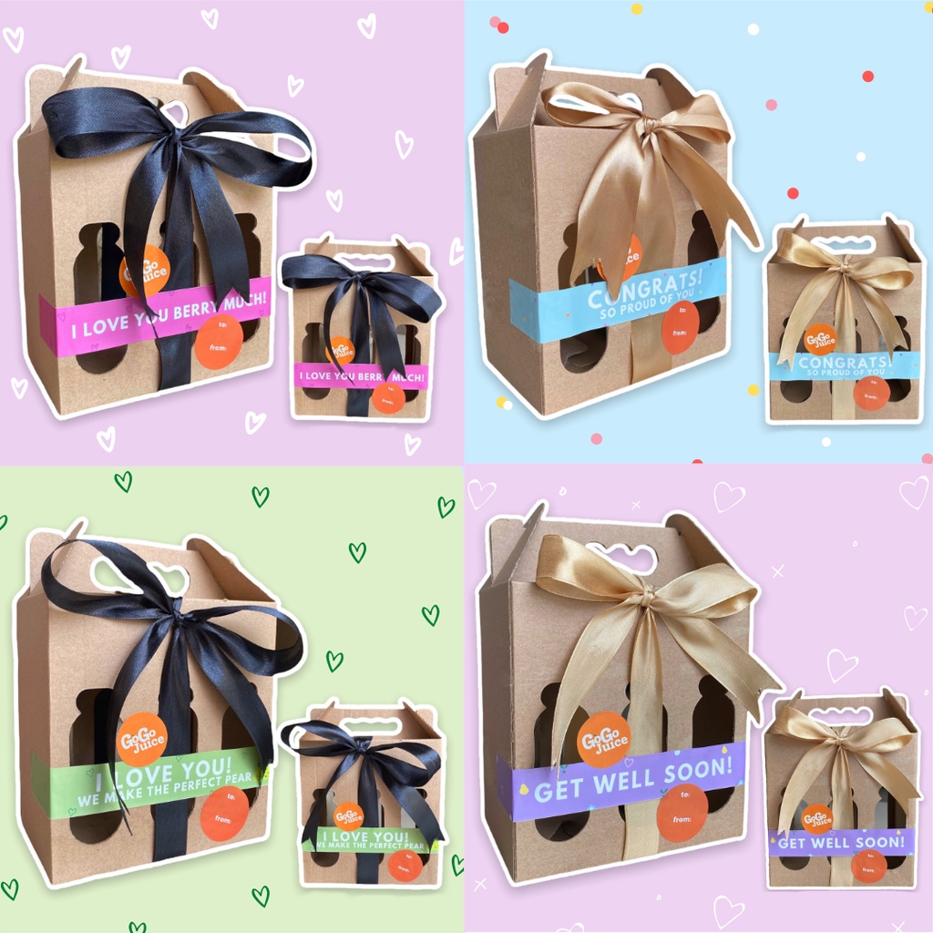 Jual 6 Botol 250ml Gift Box Packaging | Tambah Kardus untuk Hadiah ...