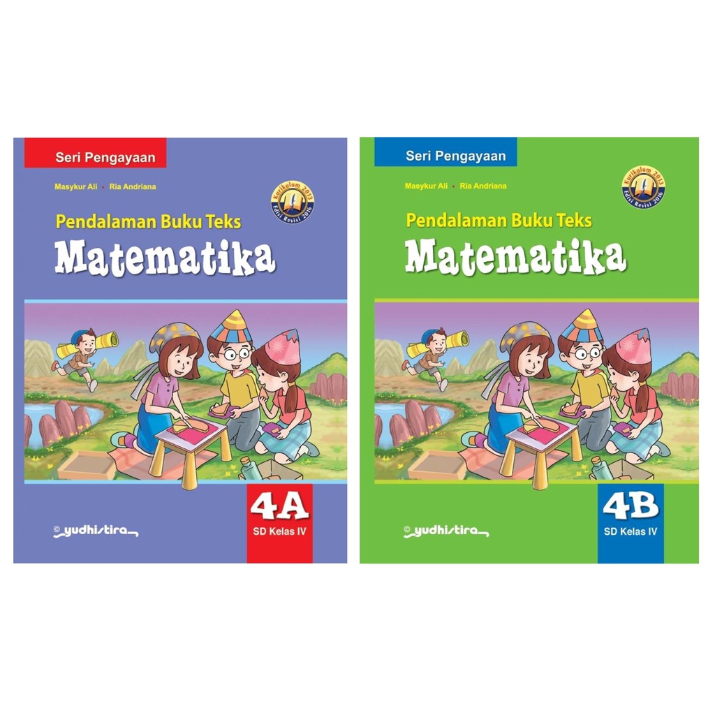 Jual Buku Pendalam Buku Teks Matematika 4A SD/MI kelas 4 Kurikulum 2013 ...