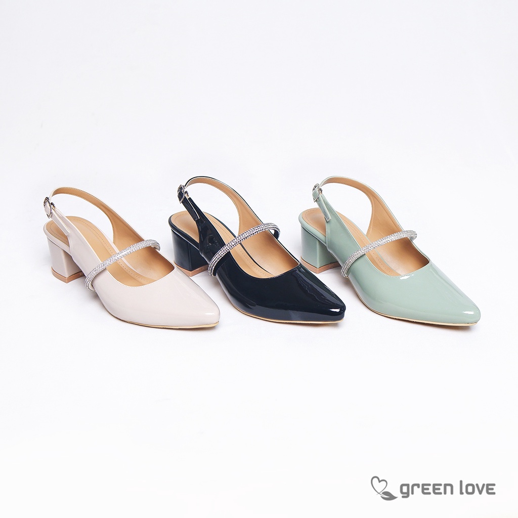 Jual Green Love Heels Tahu FREYA - Sepatu Kerja - Heels Wanita ...