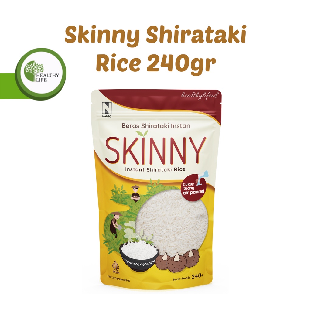 Jual Skinny Shirataki Rice 240gr / Beras Shirataki / Beras Porang ...