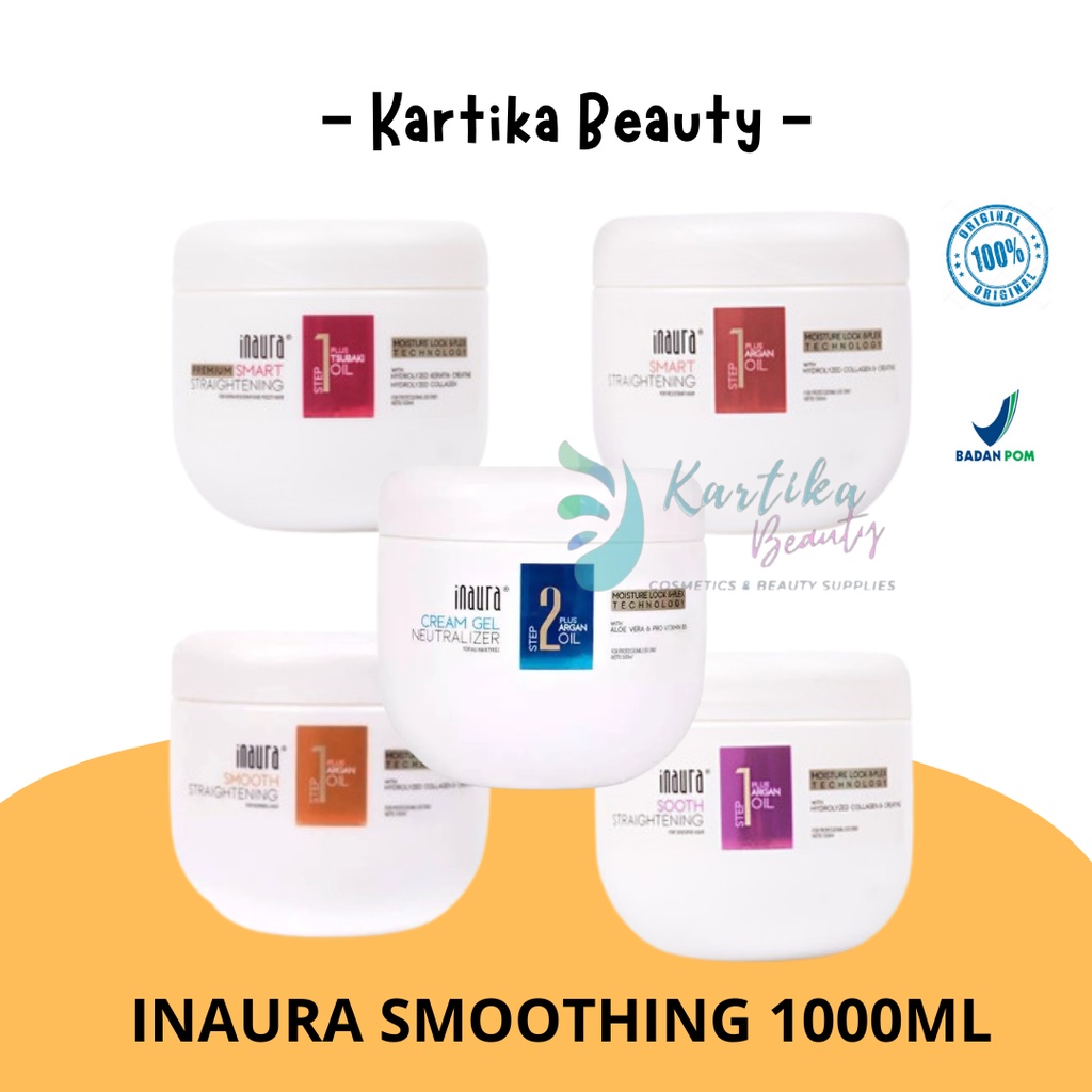Jual INAURA STRAIGHTENING 1000ML STEP 1 : SMART / PREMIUM SMART ...