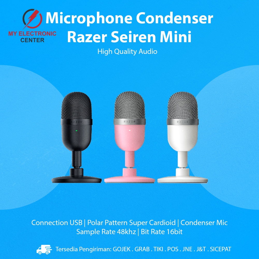 Jual Microphone Condenser Razer Seiren Mini Mic Mikrofon USB Komputer ...
