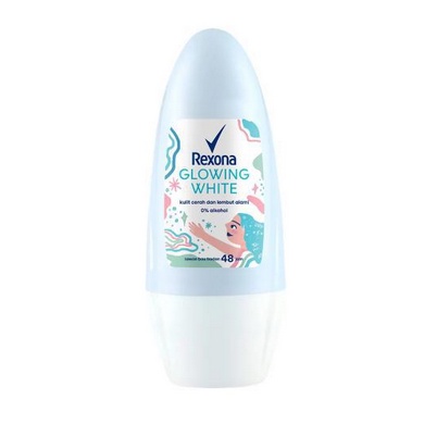 Jual Rexona Glowing White Deodorant Roll On 40ml | Shopee Indonesia
