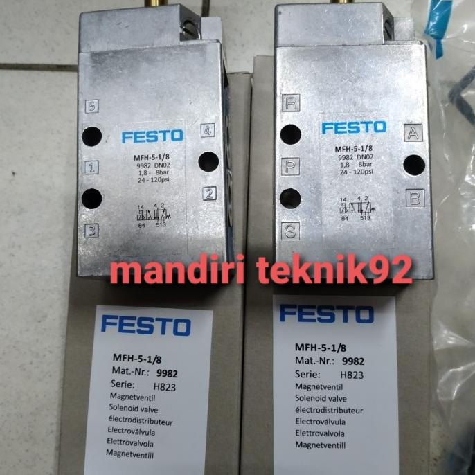 Jual Solenoid Valve Festo Mfh-5-1/8 Ac220/Dc24 | Shopee Indonesia