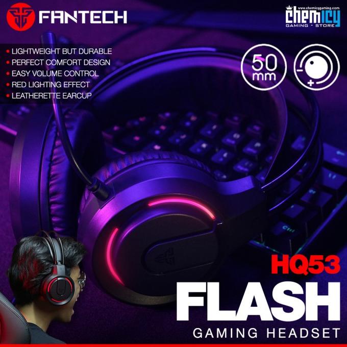 Jual Fantech HQ53 / HQ-53 Flash Multiplatform Gaming Headset | Shopee ...