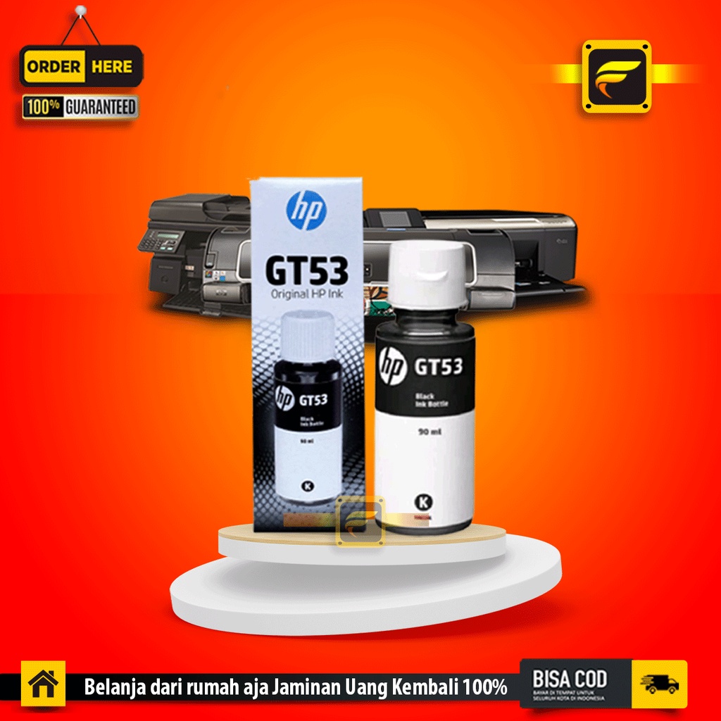 Jual tinta printer HP GT 52-53 BLACK ink tank 115 310 315 319 415 319 ...