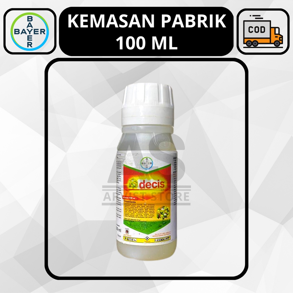 Jual Insektisida DECIS 25 EC 100 ML Pestisida Obat Pembasmi Hama Bayer ...