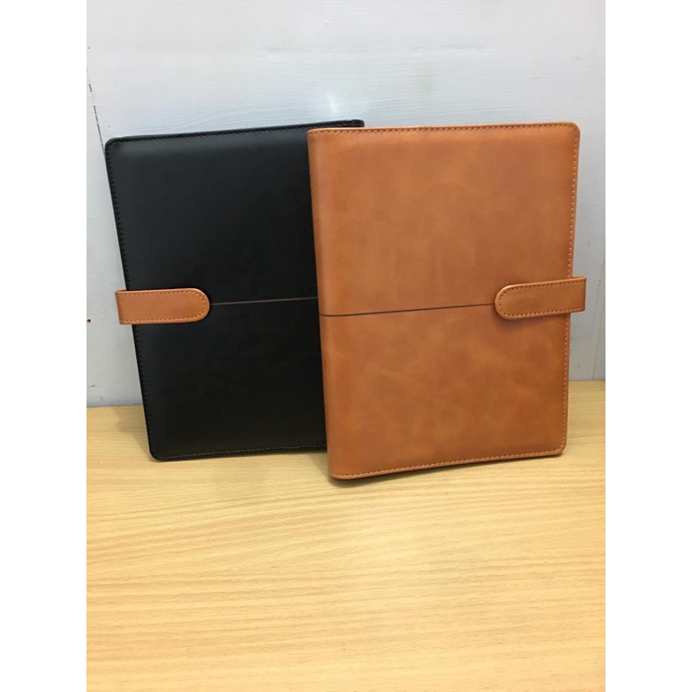 Jual MAP BINDER KANCING A5 LUX MS-809/MAP BINDER POLOS COKLAT & HITAM ...