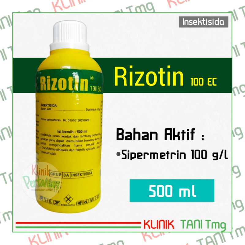 Jual RIZOTIN 100EC 500ml Insektisida Obat Pembasmi Hama Pada Tanaman ...