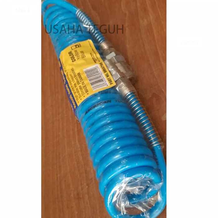 Jual Selang Angin Spiral / Recoil Hose PU 4 meter American Tool 8958799 ...