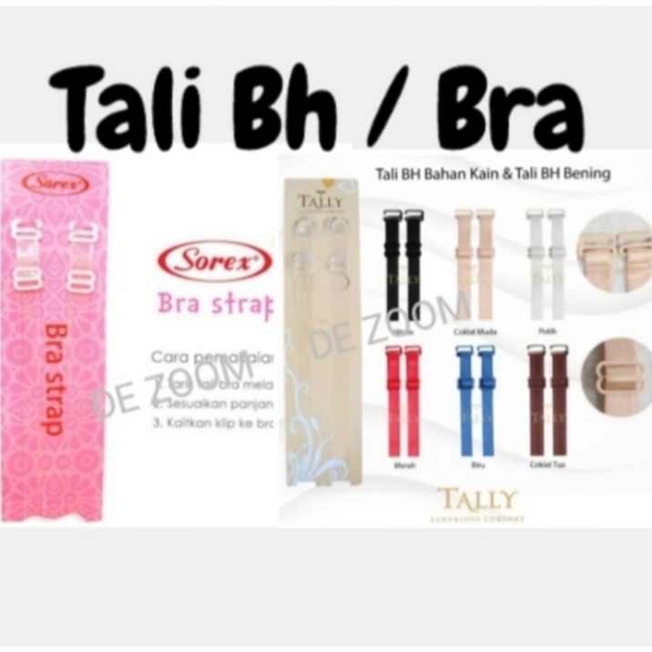Jual Tali Bh Panjang 37 cm Warna Warni dan Bening atau Transparan Sorex ...