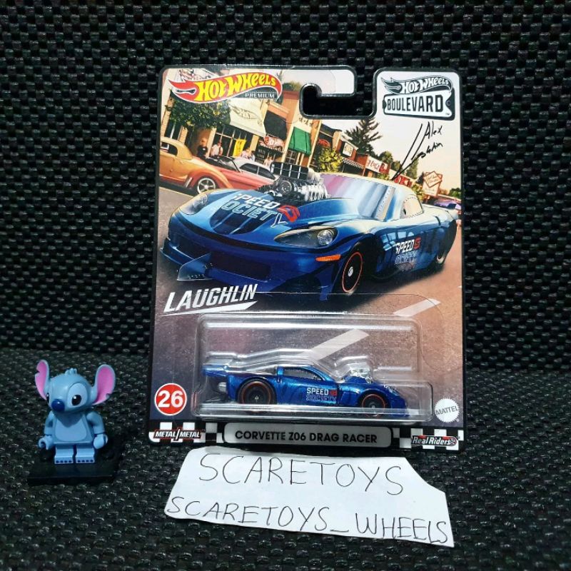 Jual Hot Wheels Boulevard corvette z06 drag racer biru 26 boulevard laughlin | Shopee Indonesia