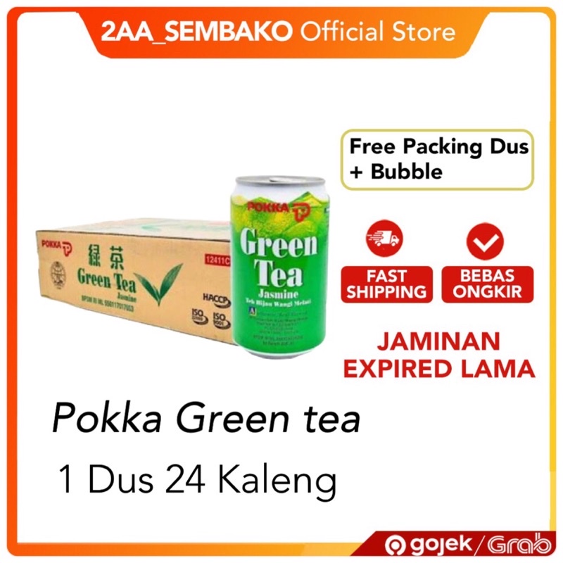 Jual Pokka Green Tea Kaleng Sedus @24 Kaleng | Shopee Indonesia