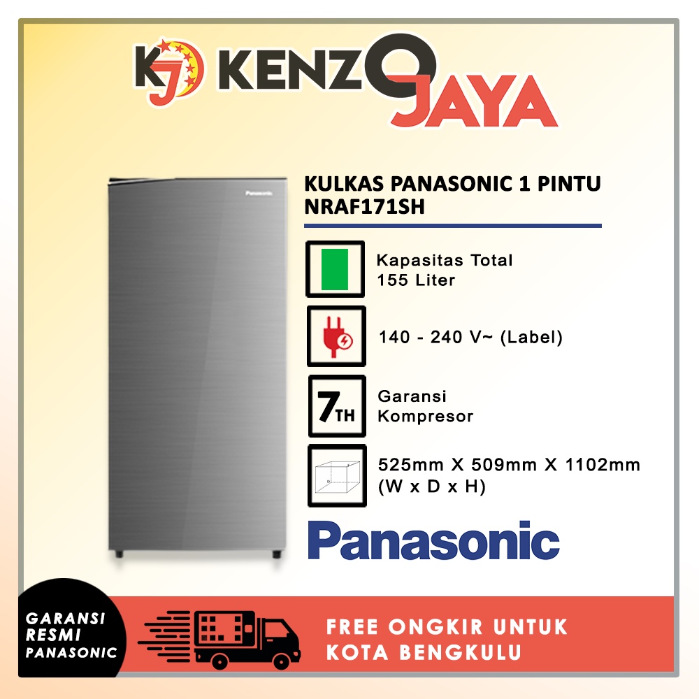Jual KULKAS PANASONIC 1 PINTU NRAF171SH | Shopee Indonesia
