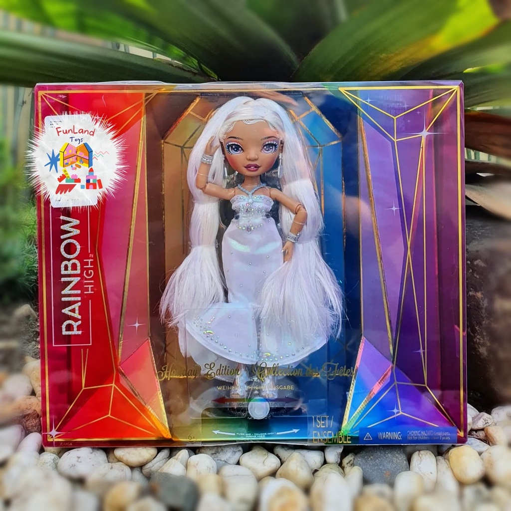 Jual Rainbow High Holiday Edition Collector Fashion Doll - Roxie Grand ...