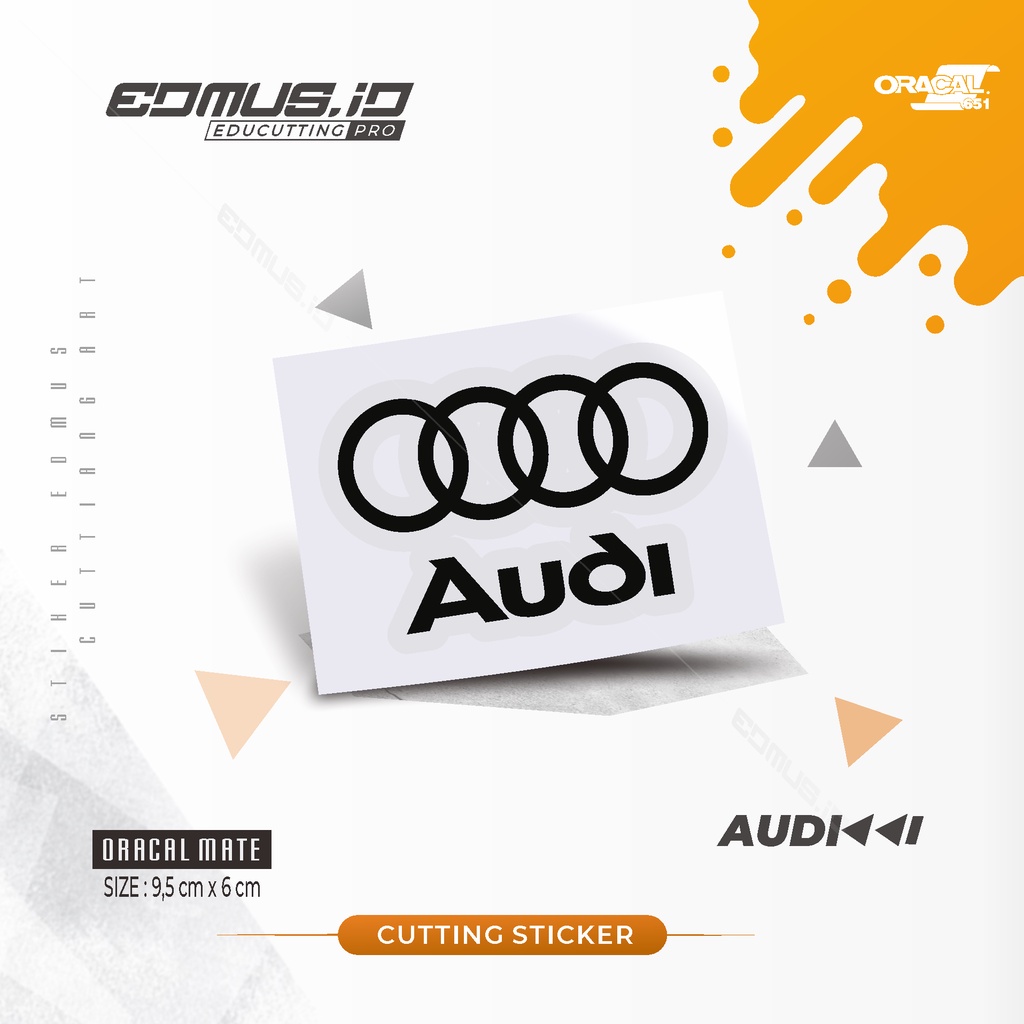 Jual Cutting Stiker Audi | Cutting Sticker Oracal Premium | Stiker ...