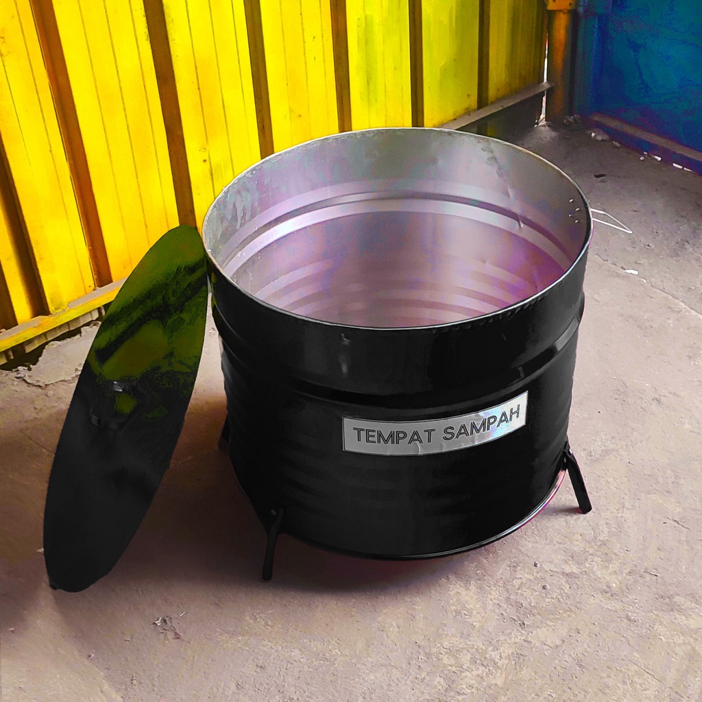 Jual Tempat Pembakaran Sampah 110 Liter Besar Plus Roda Kaki | Shopee ...