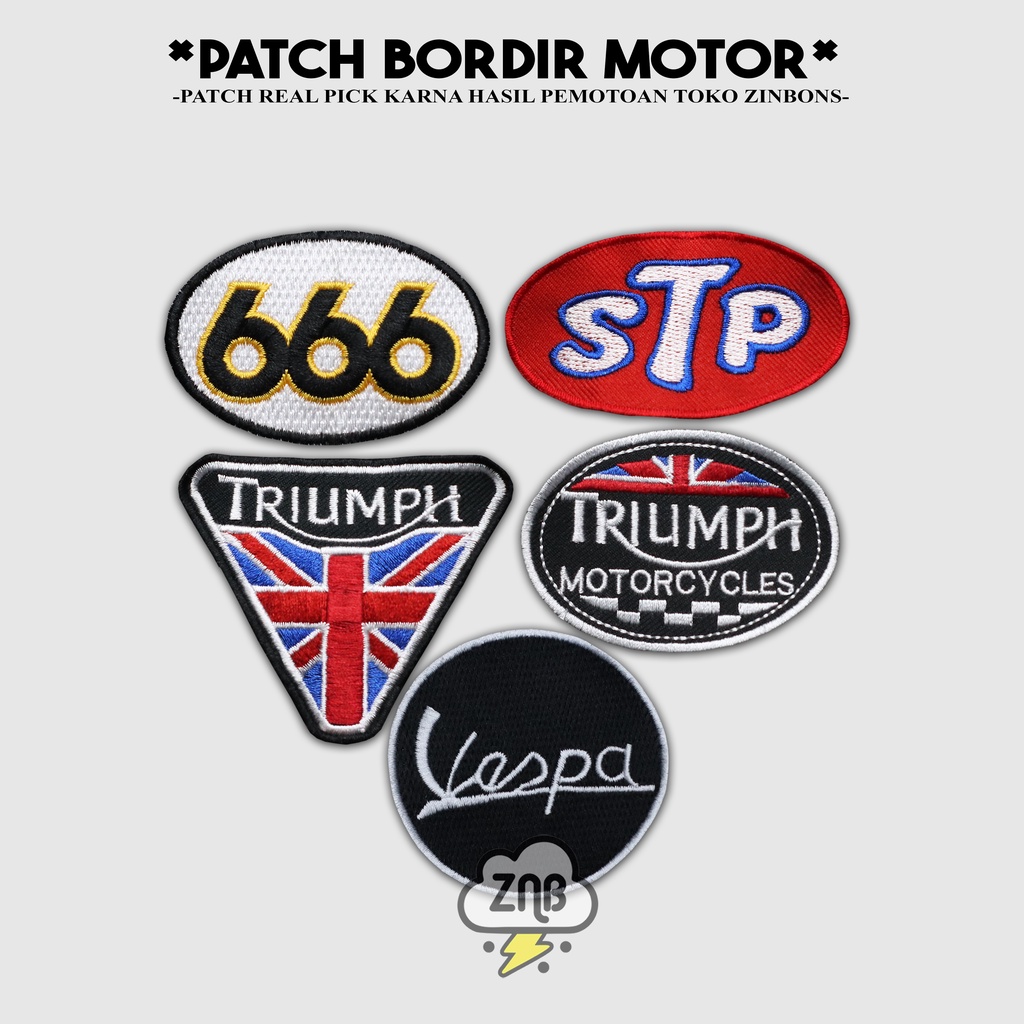 Jual PATCH BORDIR EMBLEM TEMPELAN JAHIT AKSESORIS FASHION PATCH STP ...