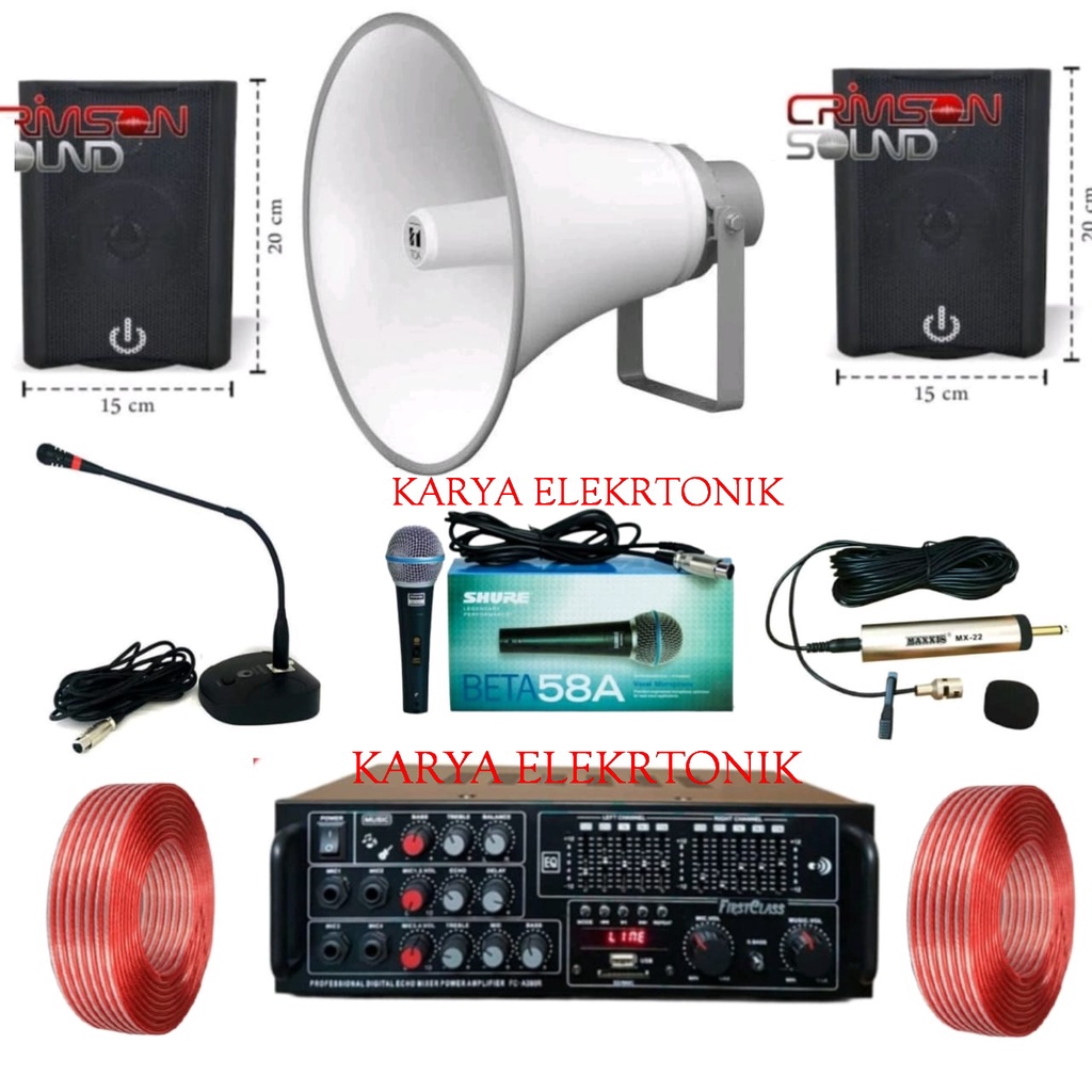 Jual PAKET SPEAKER TOA PAKET TOA KOMPLIT SOUND SYSTEM MASJID ATAU MUSHOLLA SPEAKER INDOOR DAN ...