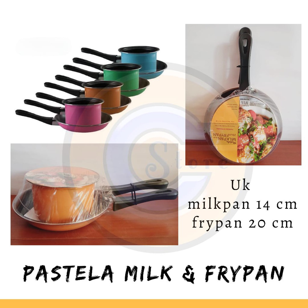Jual 2pcs Teflon Set - Milk Pan- Paket Panci dan Wajan Murah COD ...