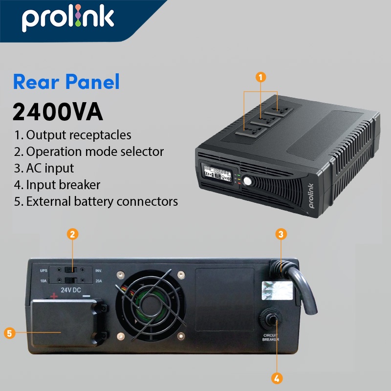 Jual PROLINK IPS2400 IPS INVERTER 2400VA 2400 | Shopee Indonesia
