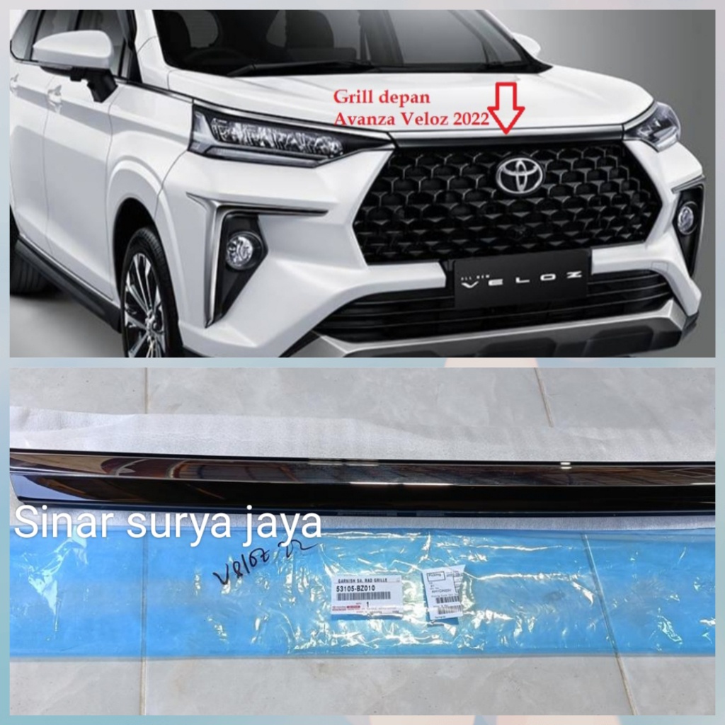 Jual List Grill Grille depan Avanza 2022-2023 Veloz original | Shopee ...