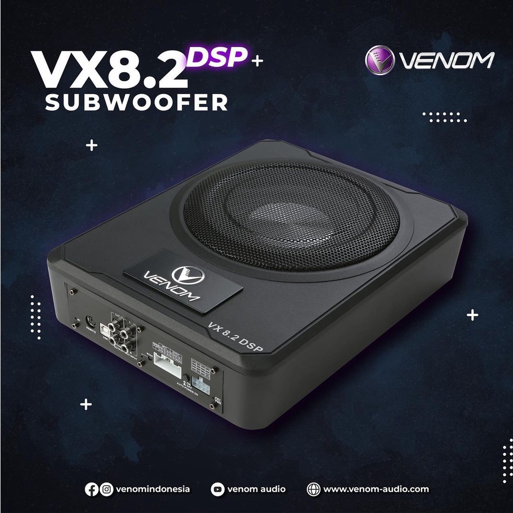 Jual Subwoofer kolong Venom VX- 8.2 DSP | Shopee Indonesia