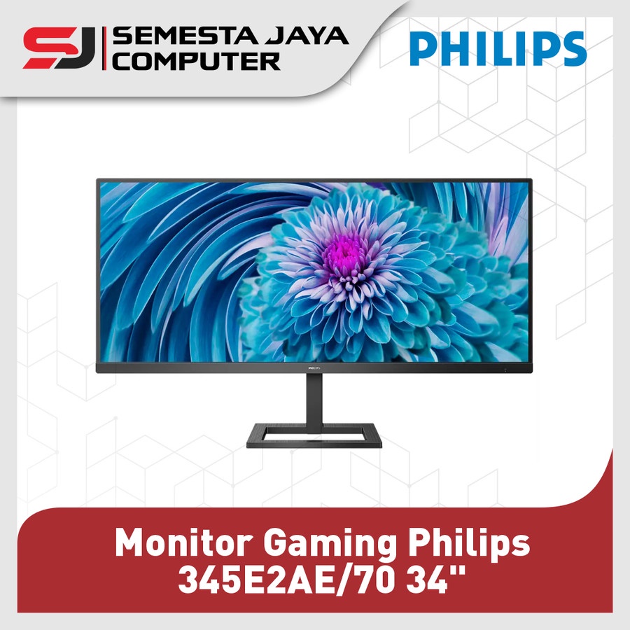 Jual Monitor Gaming Philips 345E2AE/70 34" 75Hz Ultrawide QHD DP HDMI ...