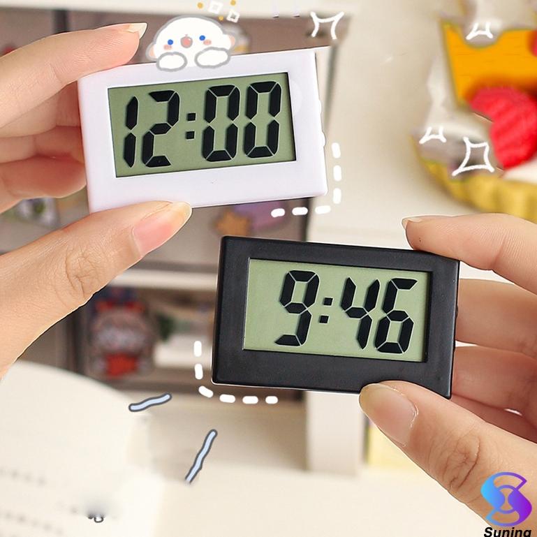 Jual 8.8 Simple Mini Lcd Digital Table Dashboard Desk Electronic Clock ...