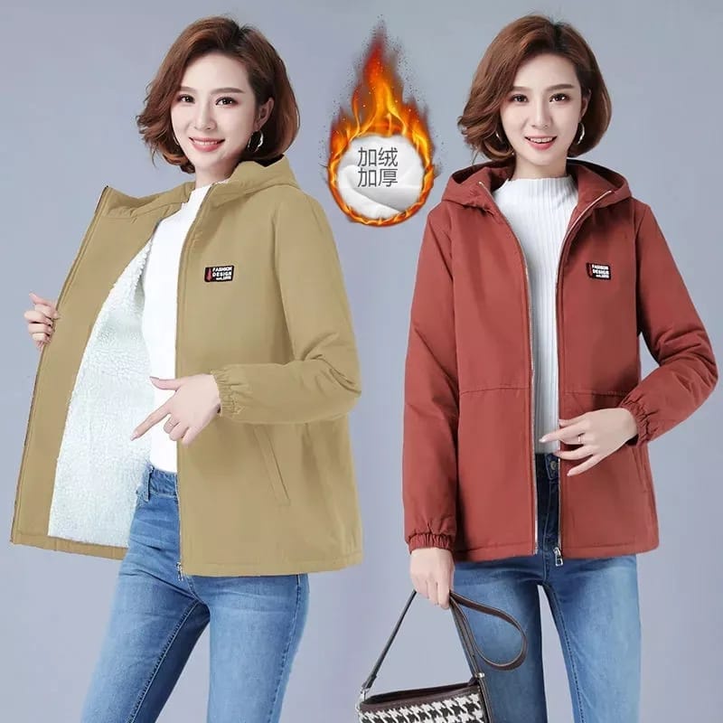 Jual Jaket Wanita Import Style korea / Jaket Wanita Bulu Kekinian ...