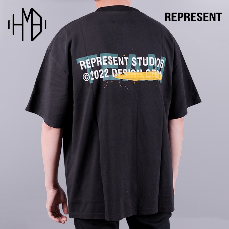 Jual Represent Design Studio Tee Off Black | Shopee Indonesia