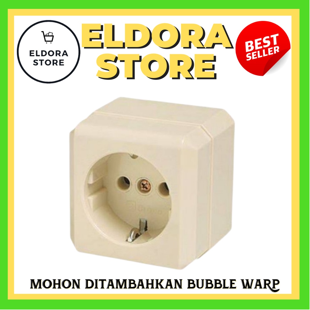 Jual BROCO TERMINAL 1 LUBANG BROCO | STOP KONTAK 1 LOBANG BROCO LUAR ...