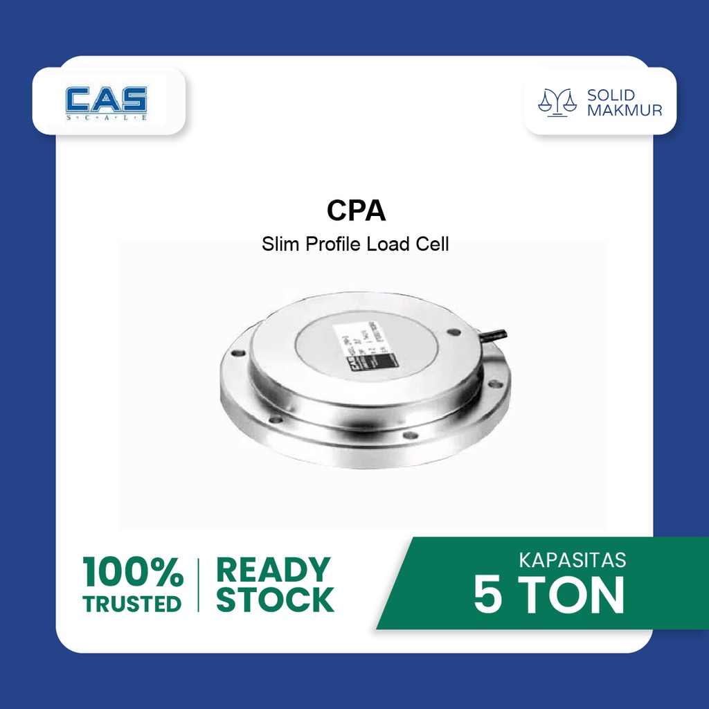 Jual CAS CPA Load Cell Cap. 5ton / LOAD CELL TIMBANGAN PAD 5 ton ...