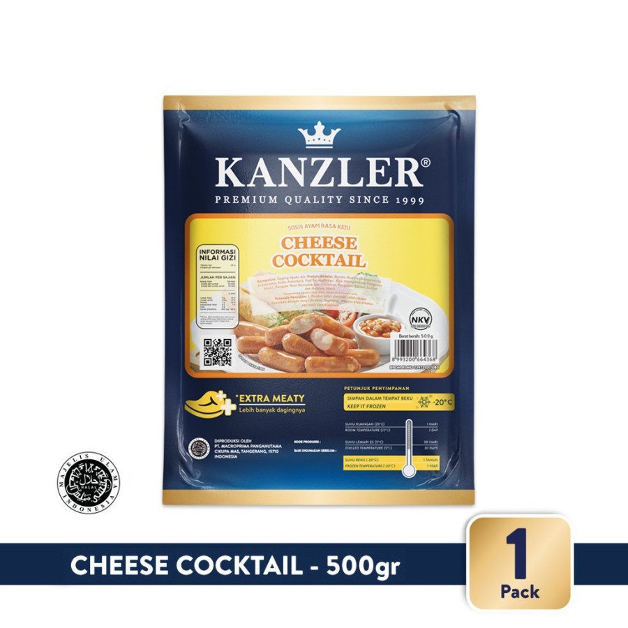 Jual Kanzler Cheese Cocktail 500gr | Shopee Indonesia