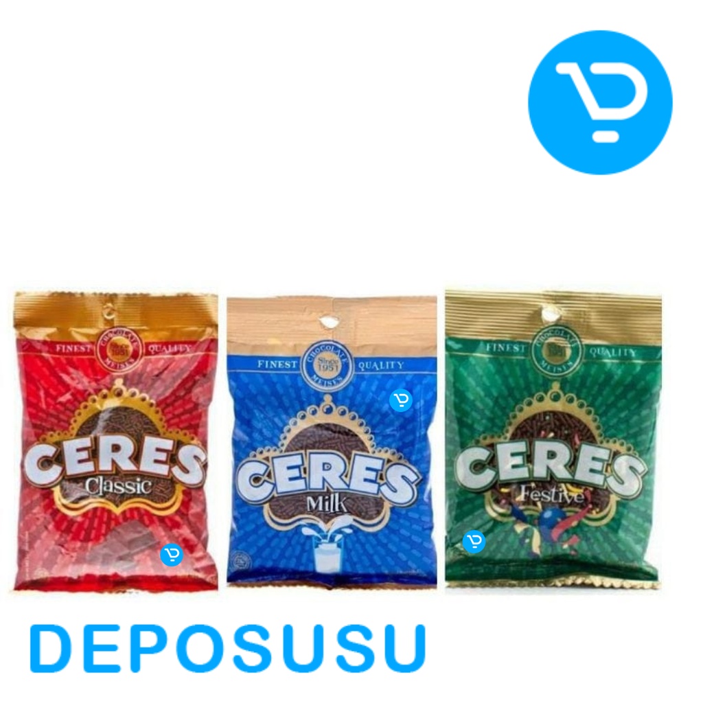 Jual CERES Meses Chocolate meises Cokelat Classic Original, Milk ...