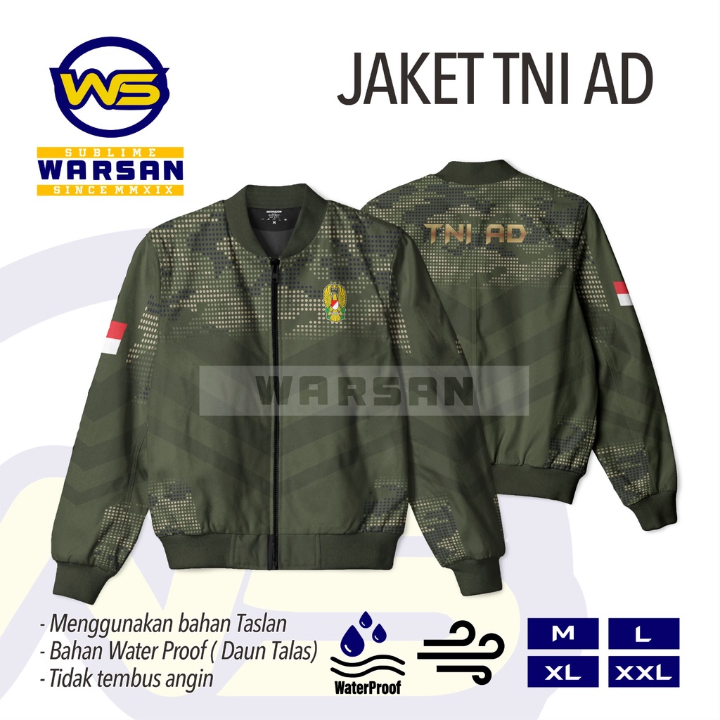 Jual Jaket TNI AD / Jaket Bomber TNI /Jaket Crew TNI Angkatan Darat ... Jual Jaket TNI AD / Jaket Bomber TNI /Jaket Crew TNI Angkatan Darat ...