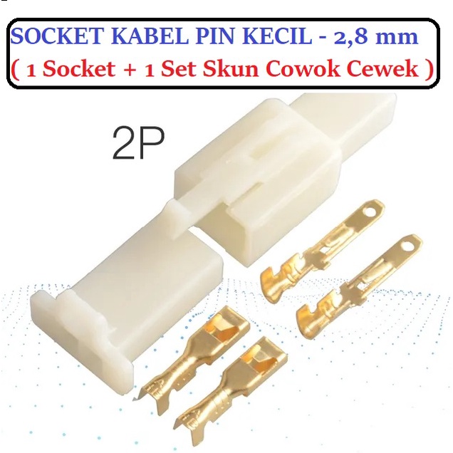 Jual Soket Socket Konektor Kabel 1 2 3 4 6 9 PIN KECIL 1 SET | Shopee ...