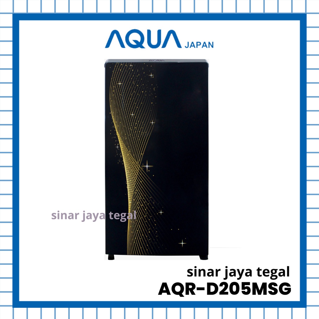Jual LEMARI ES AQUA 1 PINTU AQR-D205MSG / KULKAS AQUA 1 PINTU AQR ...