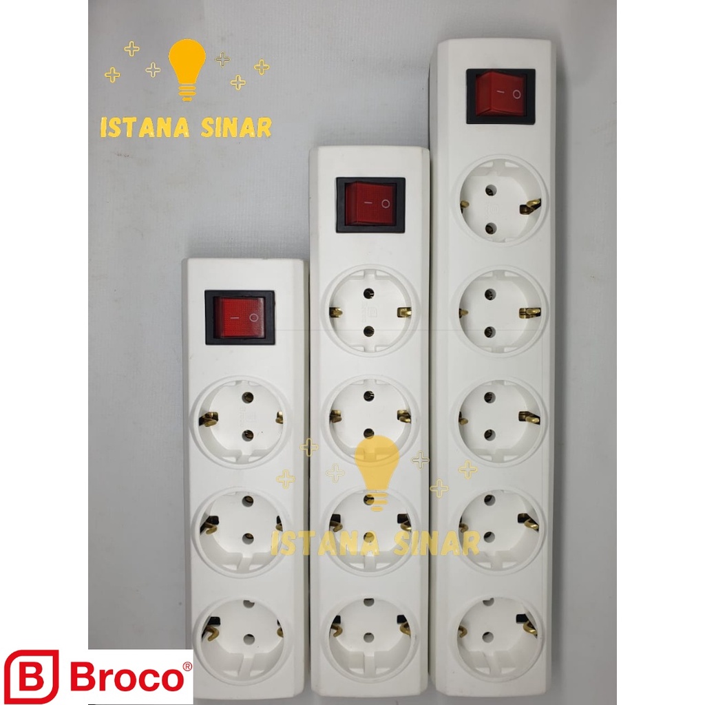 Jual STOP KONTAK BROCO SAKLAR 3 4 5 6 LUBANG / TERMINAL / COLOKAN LISTRIK | Shopee Indonesia